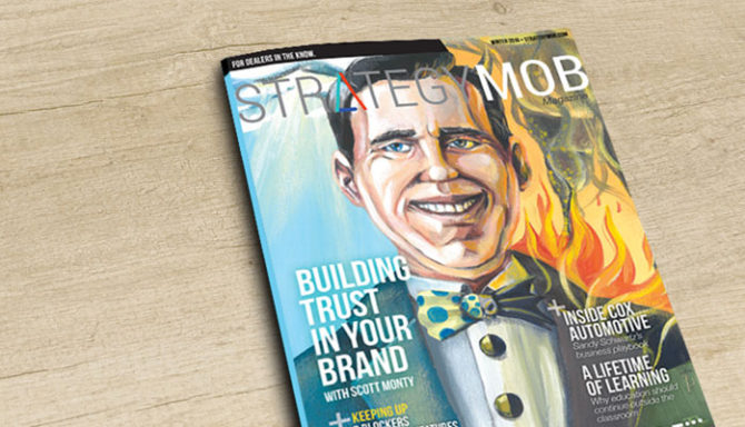 ILLUSTRATION: Strategy Mob Magazine Cover - Art of Todd Lawson