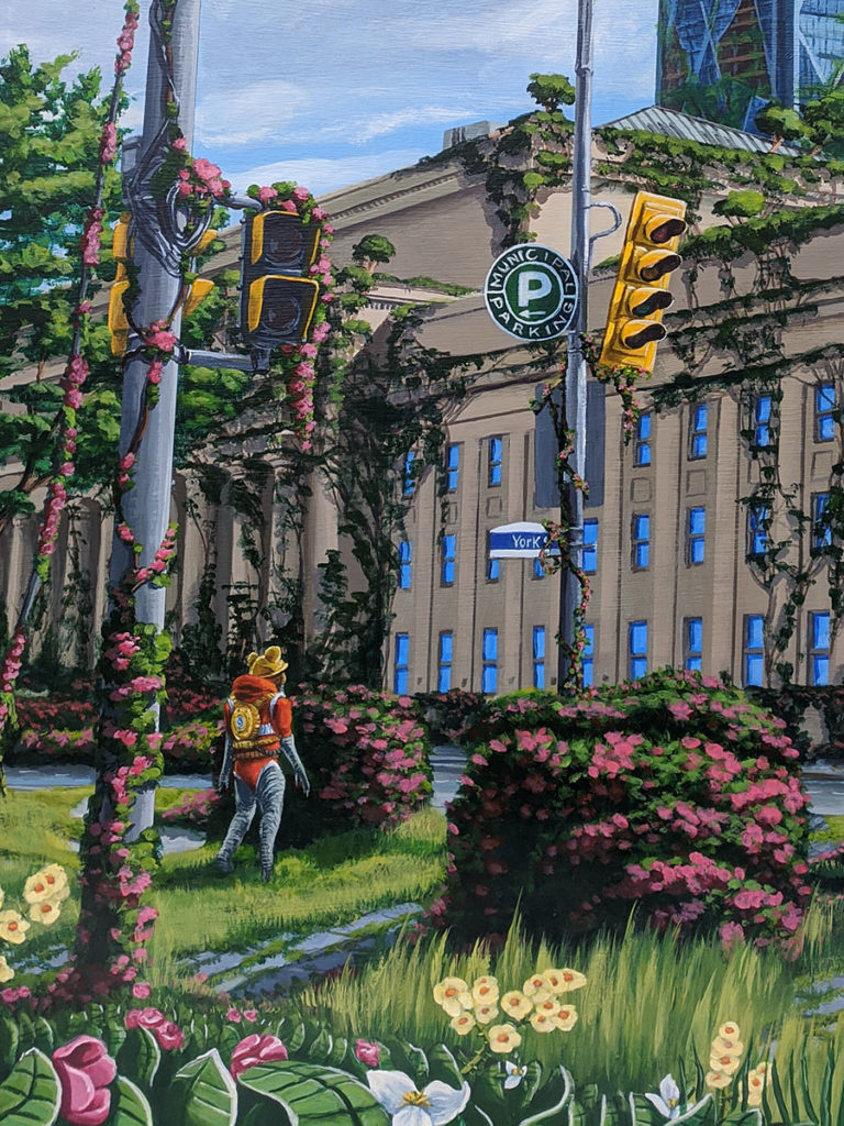 PAINTING: Visitors Board Union Station - Art of Todd Lawson